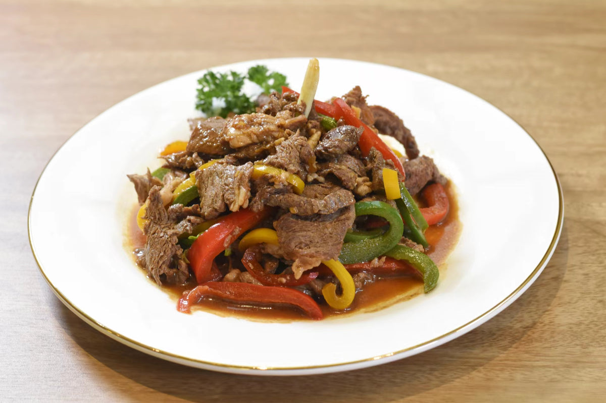 Pepper Beef רצועות בקר מוקפץ עם פלפל – Shanghai Kosher Market
